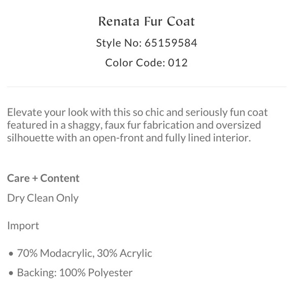 Free People | Jackets & Coats | Free People Renata Fur Coat | Poshmark